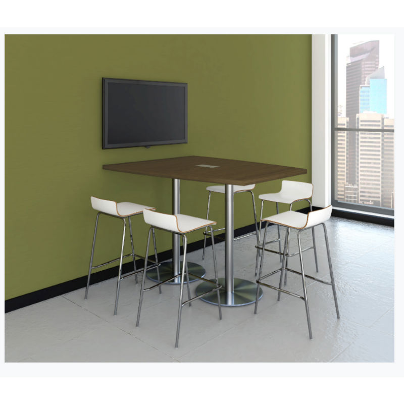 Half Boat Shape Gathering Table - Bay Area Office Solutions